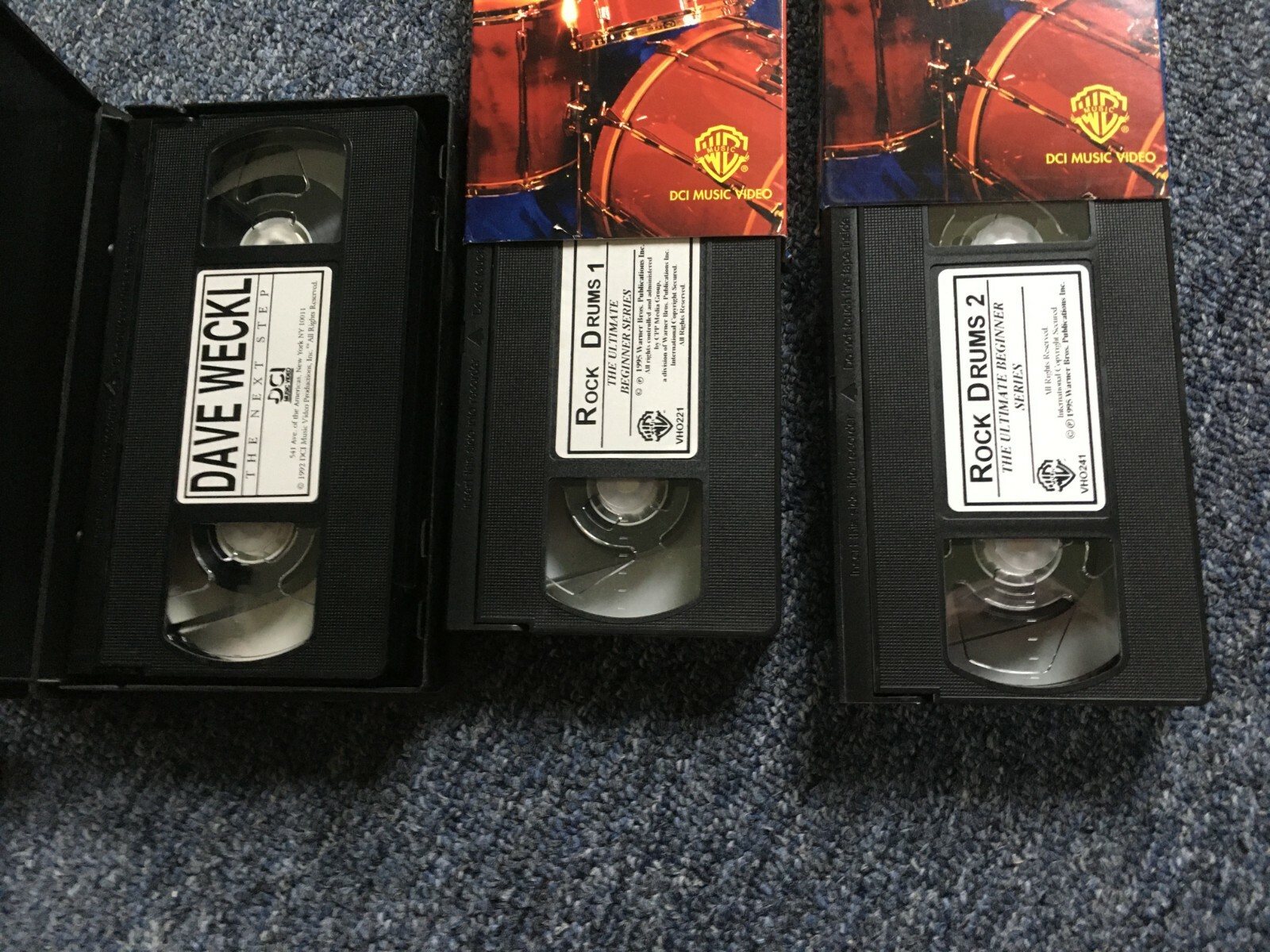 Dave Weckl:The Next Step & Rock Drums Beginner VHS Video Tape.Lesson ...