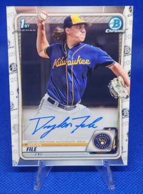 2020 Bowman Chrome Prospects Dylan File 1st Bowman AUTO ROOKIE! | eBay