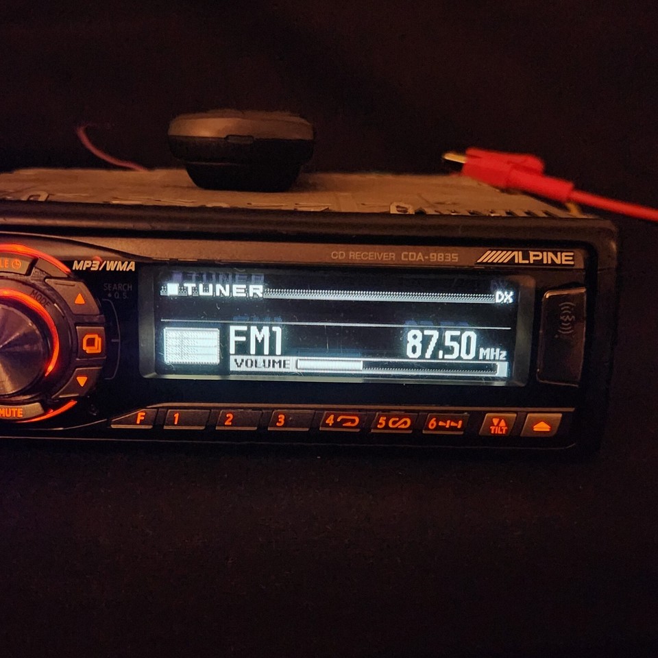 Alpine Cda-9835 CD Player Car Stereo Receiver Deck Works | eBay