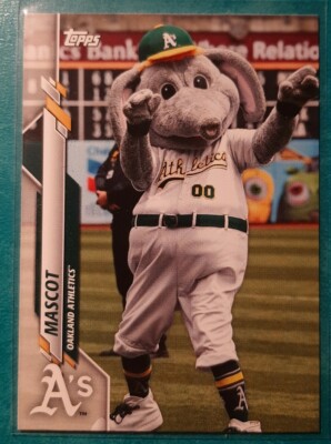 2020 TOPPS OPENING DAY MASCOTS A'S ELEPHANT #24 OAKLAND ATHLETICS | eBay