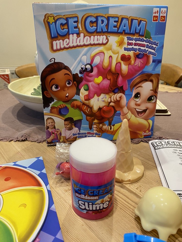 Goliath Games Ice Cream Meltdown Board Game Complete With Instructions ...