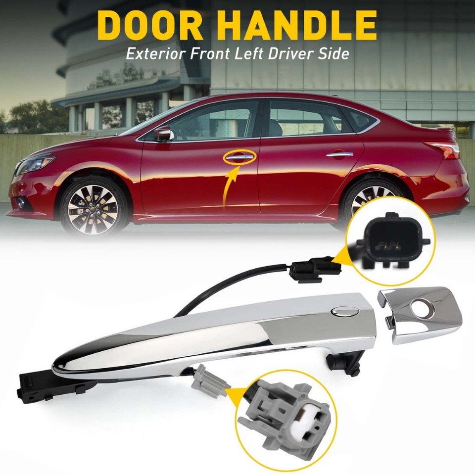 Door Front Handle Left 806469N00A Driver for Nissan Leaf Maxima Murano ...