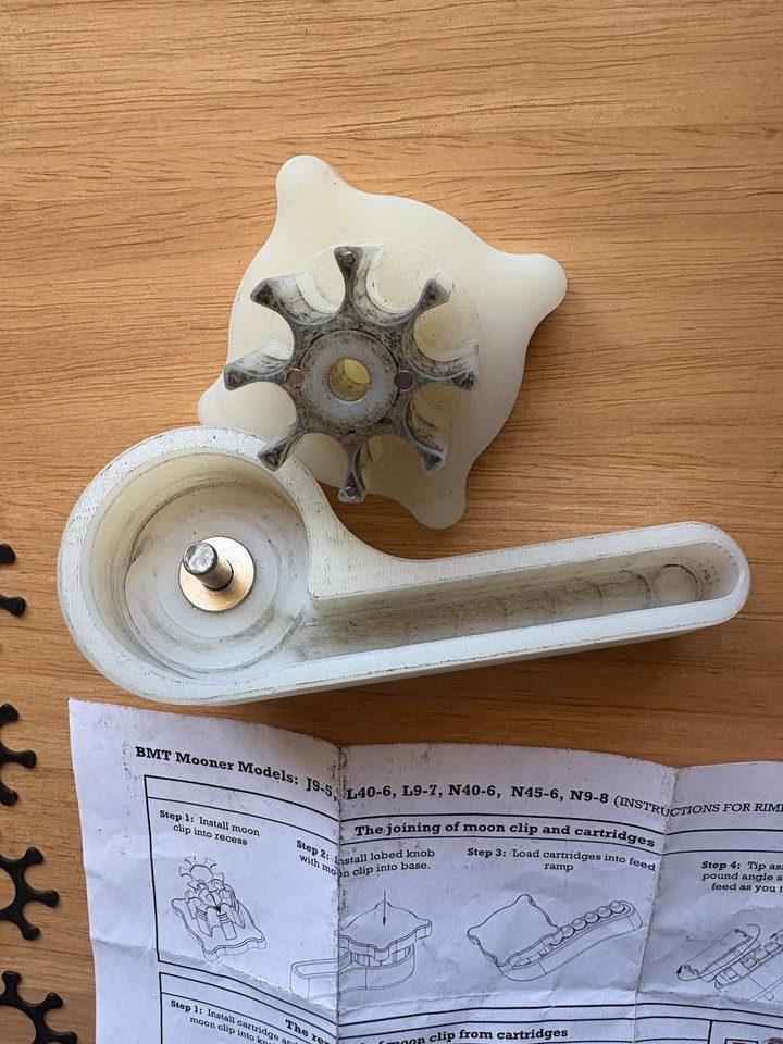 B.M.T. Moon Clip Loading Tool - Instructions to Load/Unload & 7 - 8 ...