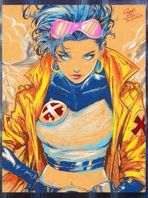 Jubilation Lee From X-man Art Print Signed 8.5x11 | Art by Keyeske | eBay