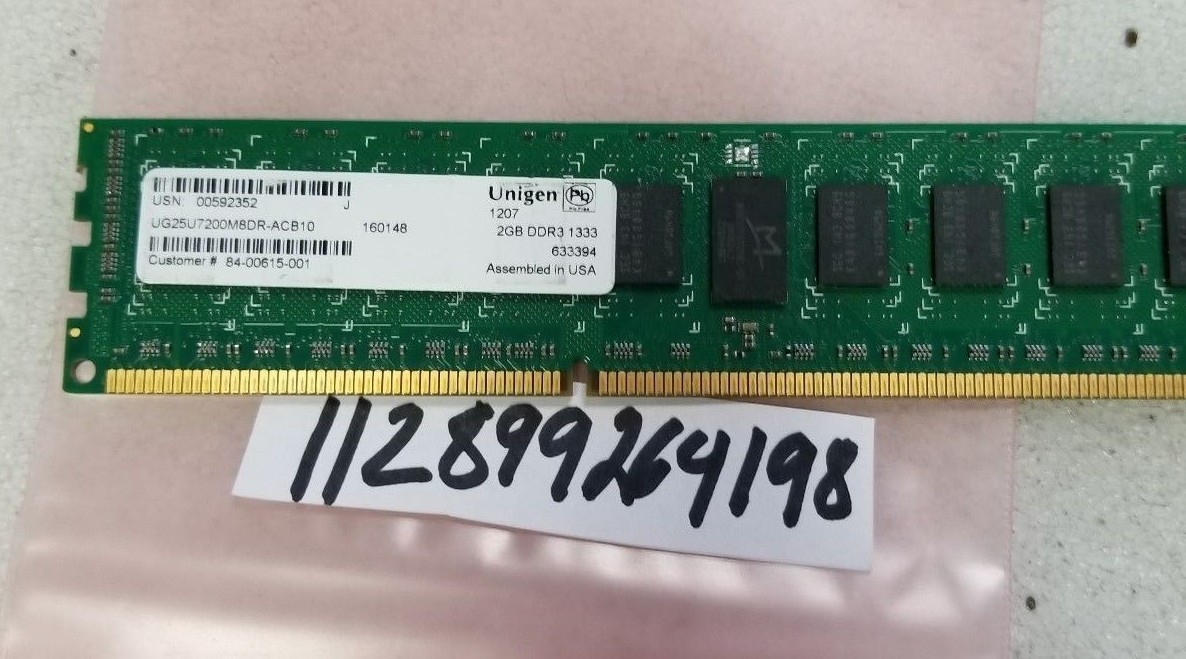 2GB PC3 PC3-10600R DDR3 1333mhz 10600R ECC REG Registered 240-pin RAM ...