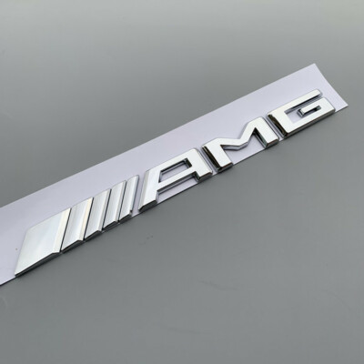 new Amg Emblem Chrome Rear Trunk Letter Logo Oem 3D Badge for Mercedes ...