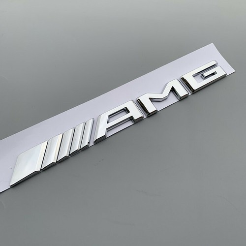 NEW!! Amg Emblem Chrome Rear Trunk Letter Logo Oem 3D Badge for ...