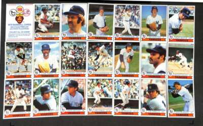 (22) 1978 Topps Yankees BK Baseball Near Complete Set EX/EX-MT GL1913 ...
