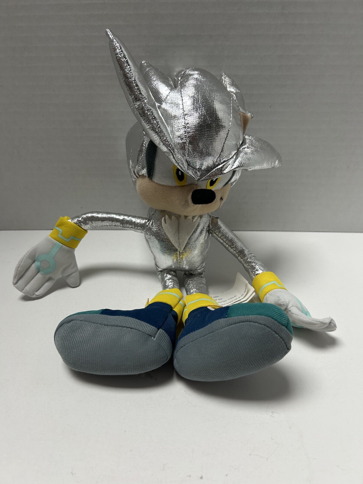 2009 Kellytoy Silver the Hedgehog Sonic Plush Stuffed Animal Sega | eBay