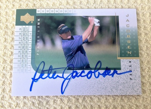 2001 Upper Deck Player's Ink Peter Jacobsen #PJ Auto | eBay