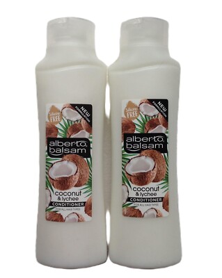 ALBERTO BALSAM COCONUT & LYCHEE SHAMPOO & CONDITIONER 2 X 350ml | eBay UK