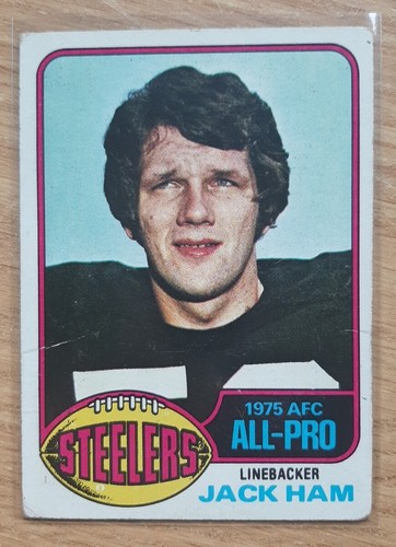 1976 TOPPS JACK HAM ALL-PRO #420 PITTSBURGH STEELERS | eBay