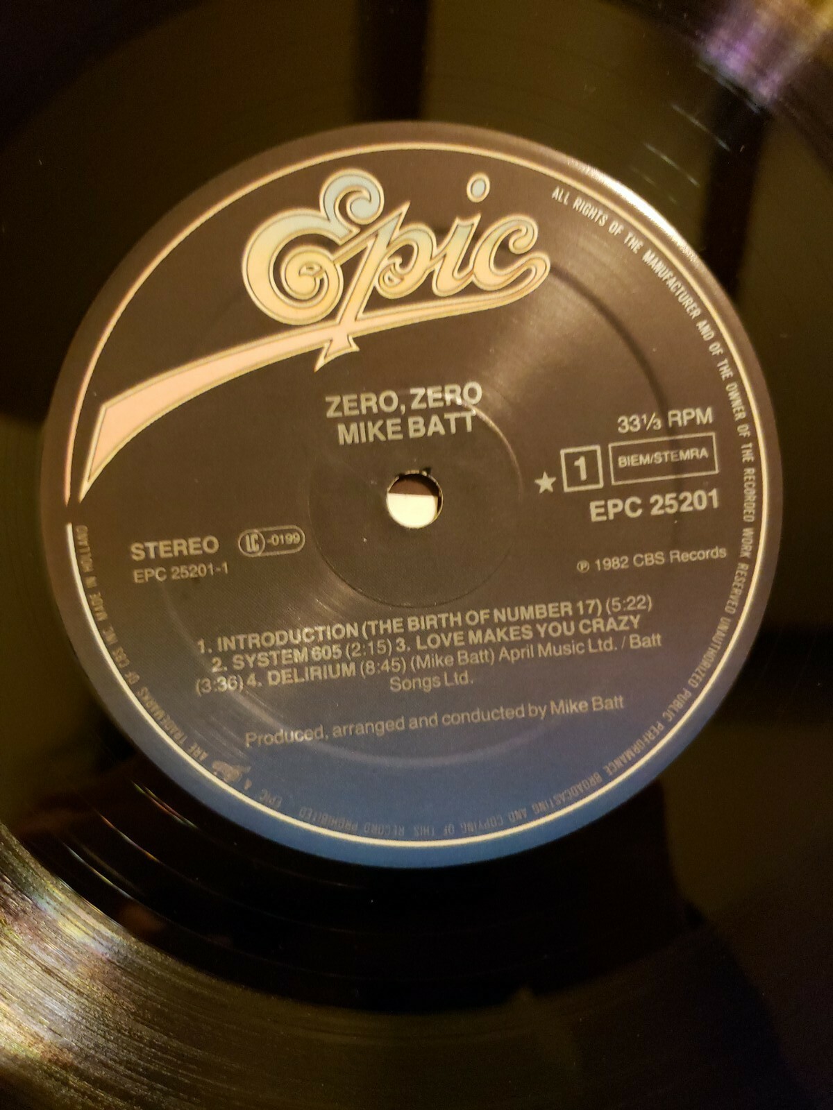 MIKE BATT - ZERO ZERO LP VINYL HOLLAND IMPORT W/BOOKLET** 1982 NM | eBay