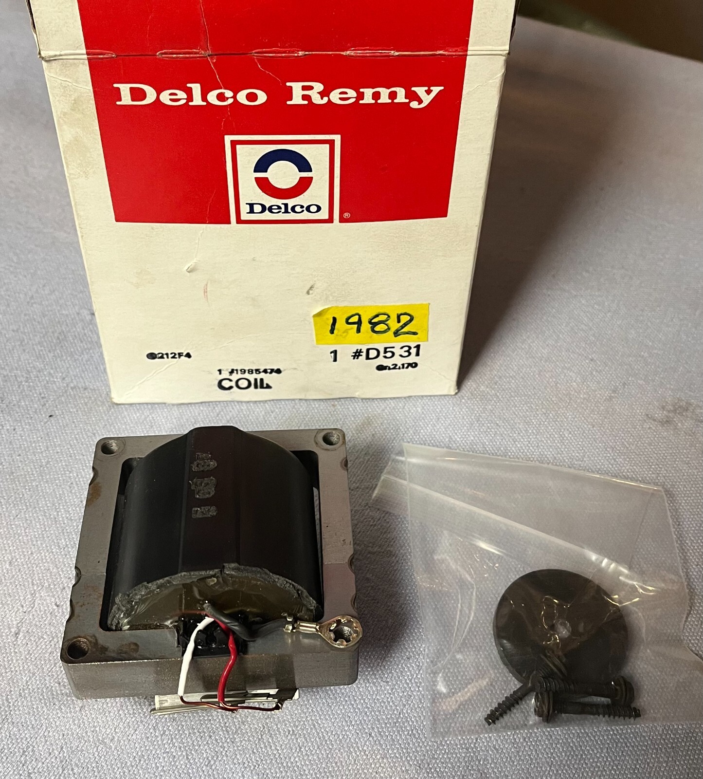 corvette ignition coil - 1982 - NOS - Delco Remy D531 GM # 1985474 | eBay