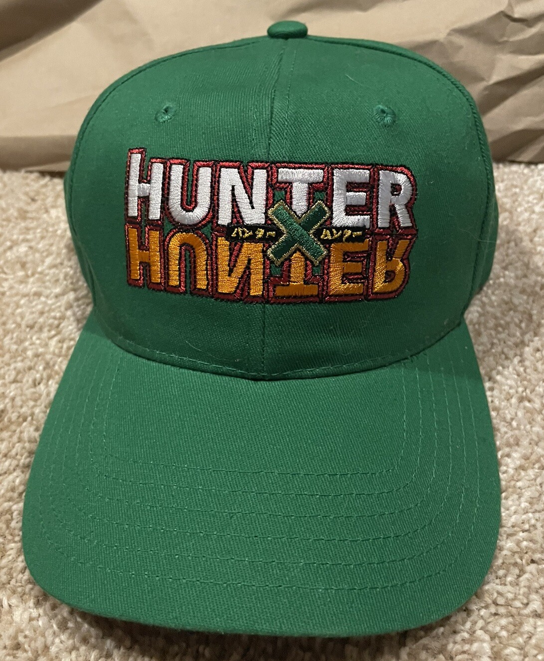 Hunter X Hunter Green Anime Manga Logo Baseball Cap A… - Gem