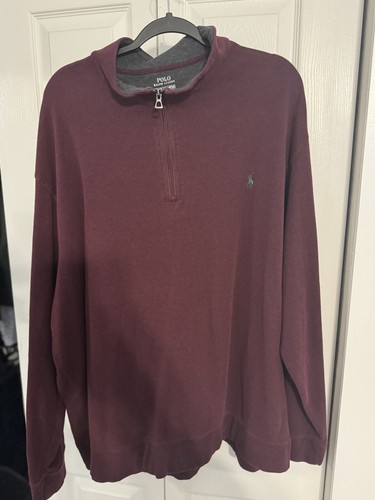 Polo Ralph Lauren Mens Quarter Zip Sweater 3XB 3XL | eBay