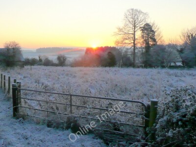 Photo 6x4 Midwinter sunrise Cleaver, The A beautifully crisp December ...
