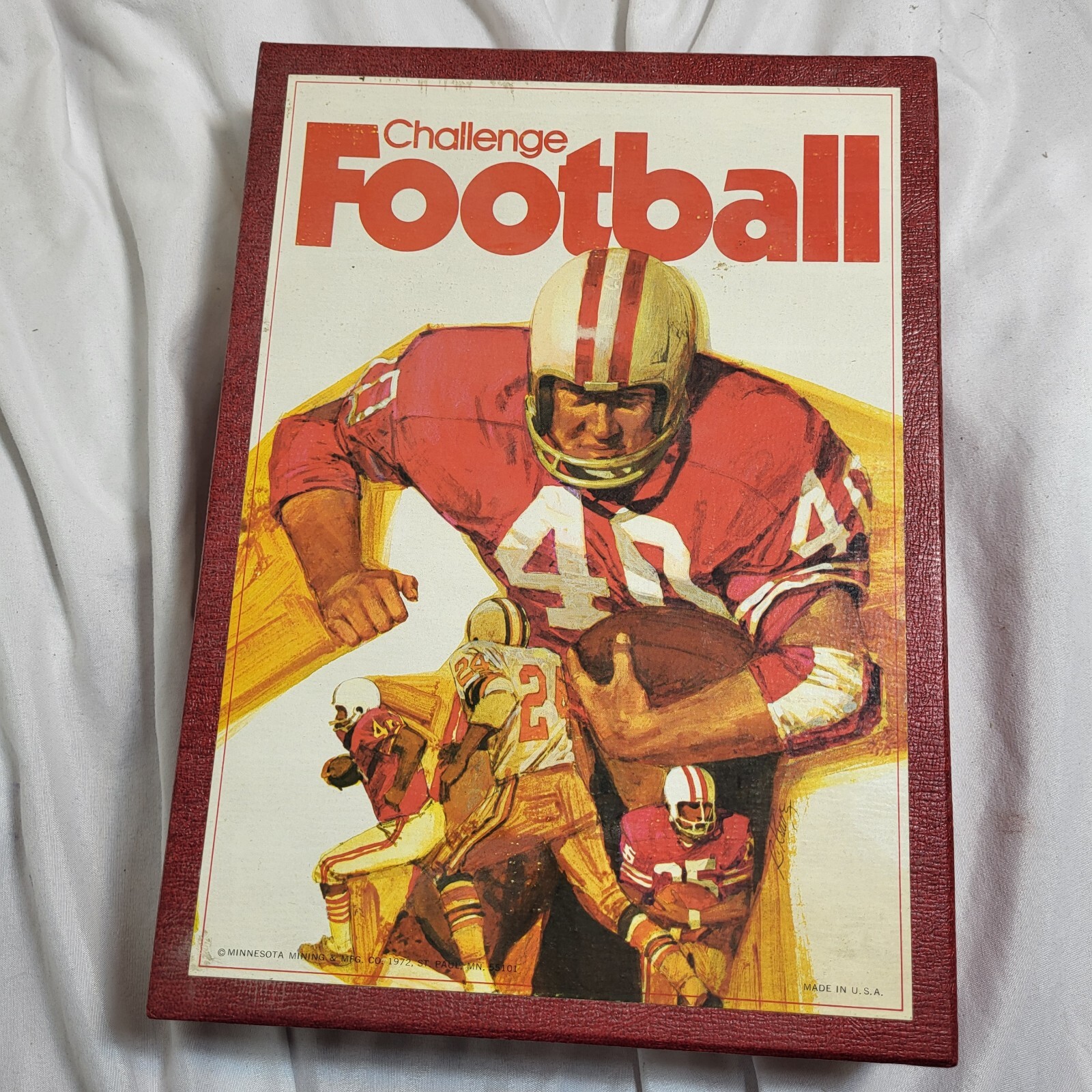 Vintage 3M Challenge Football Bookshelf Game 1972 USA made | eBay