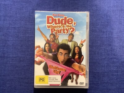 DUDE WHERE'S THE PARTY AT ? (DVD) Kal Penn - Brand New Sealed Region 4 ...