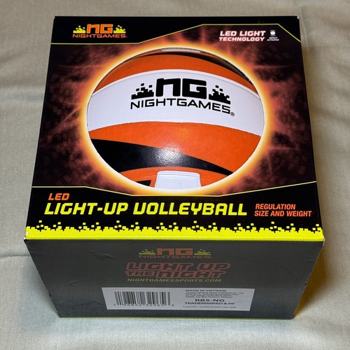 Light Up Volleyball, LED Lights, Regulation Size and Weight Fun ...