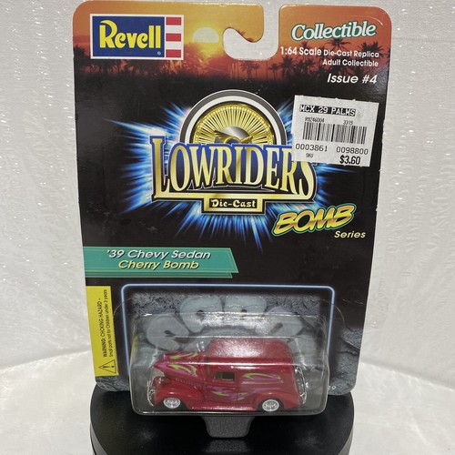 1999 Revell LOWRIDERS RED 39 CHEVY SEDAN CHERRY BOMB 86-3319 # 4 MORE ...