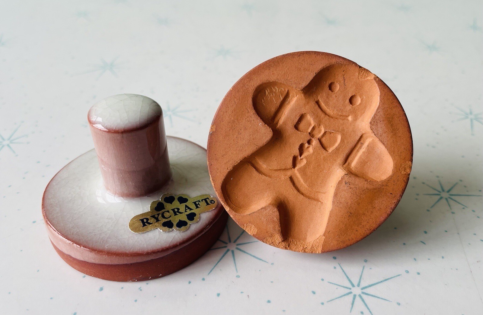 RARE VINTAGE Rycraft Cookie Stamp Lot Of 2 Christmas Candy Cane ...