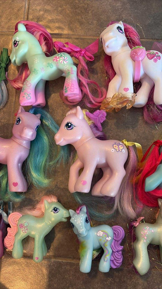 12 Lot My Little Pony Winter Minty Rare Figure MLP Snowman Peppermint ...
