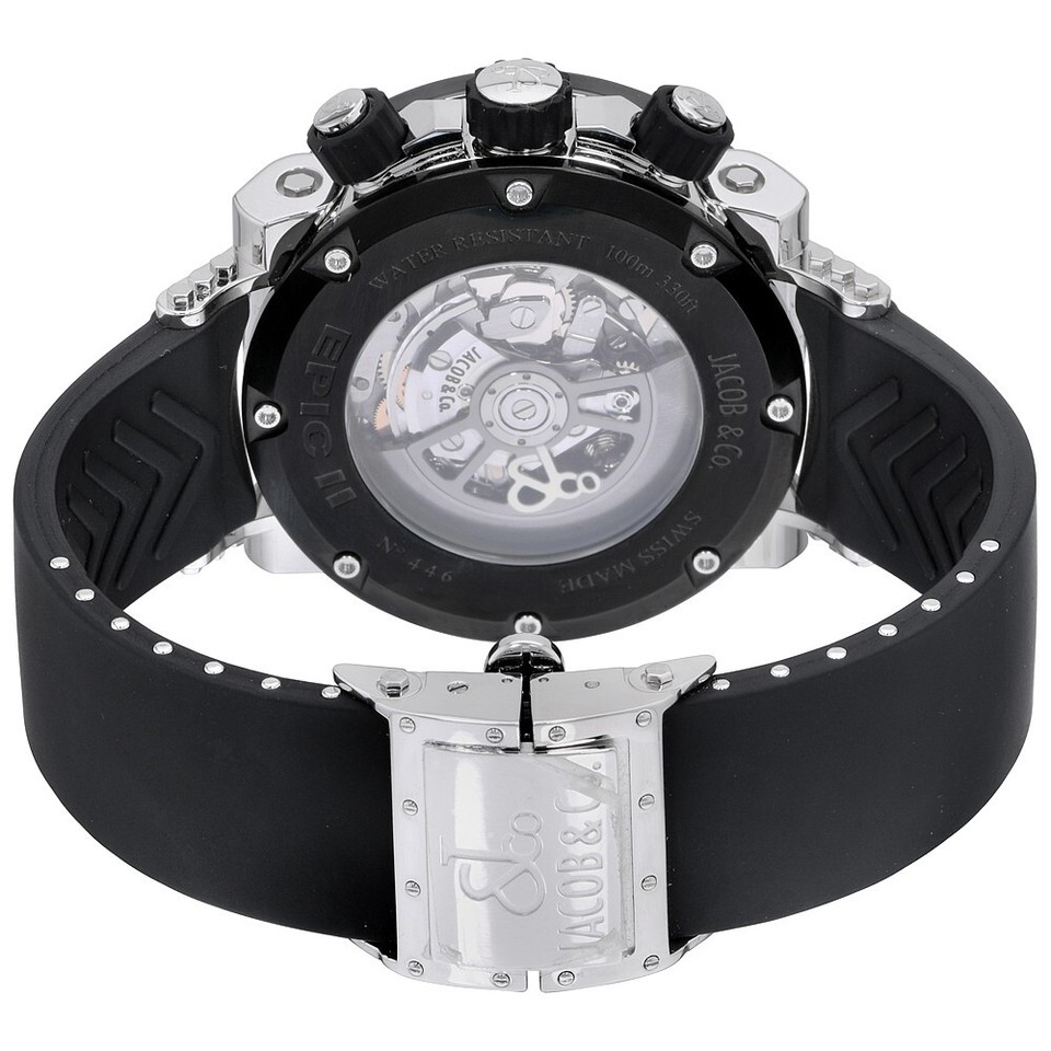 Jacob & Co Epic II Chronograph Automatic Watch Fancy Jewelry for Men ...