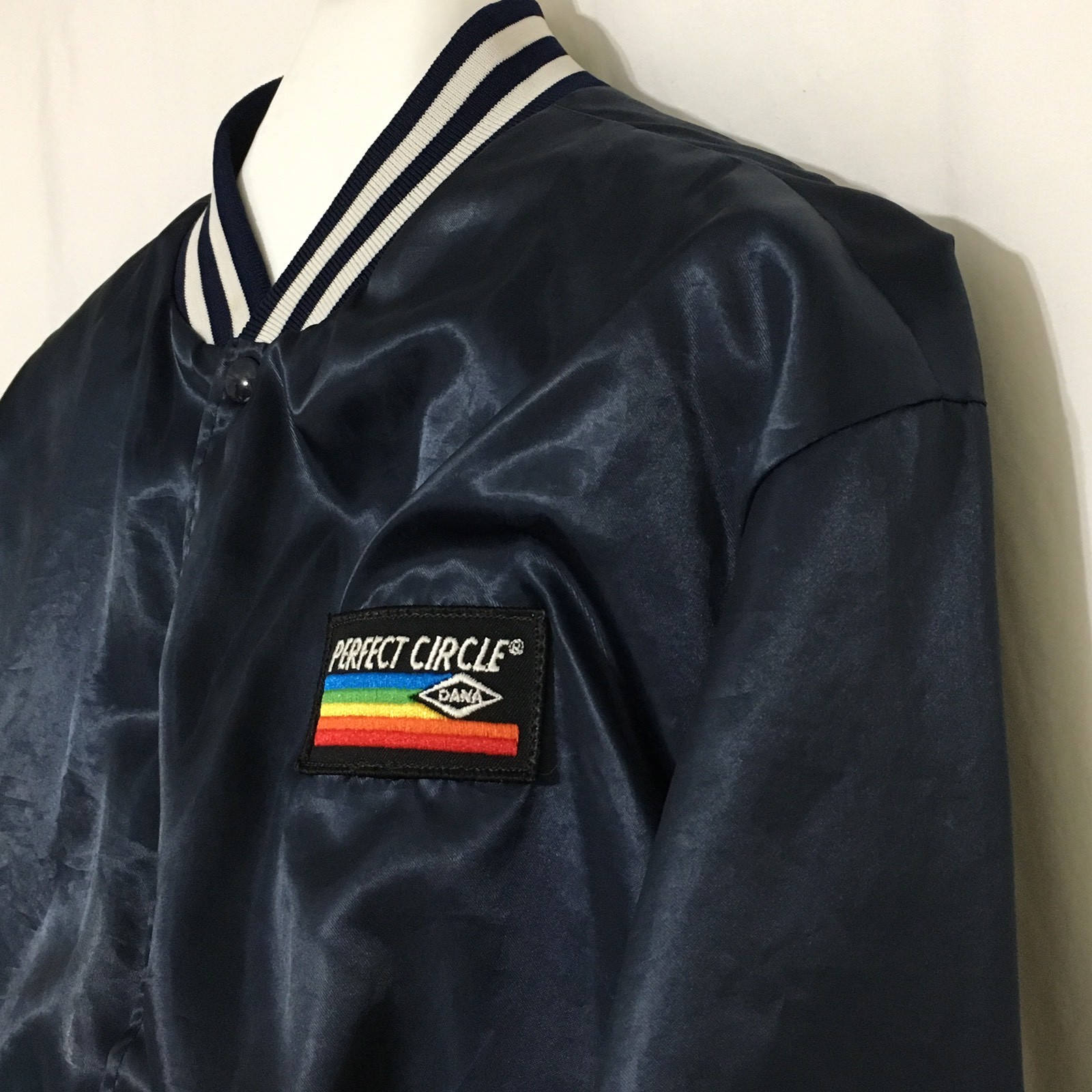 Vintage Swingster Jacket XL Dana Perfect Circle Windbreaker Button ...