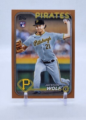 2024 Topps Series 2 JACKSON WOLF Gold /2024 RC PIRATES #523 | eBay