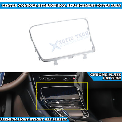 Chrome Center Ashtray Frame Replacement Trim For Mercedes Benz W205 ...