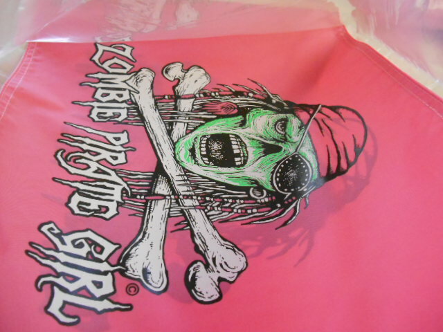 ZOMBIE PIRATE GIRL 12" x 18" Two Sided Multi Color Flag 200denier USA ...