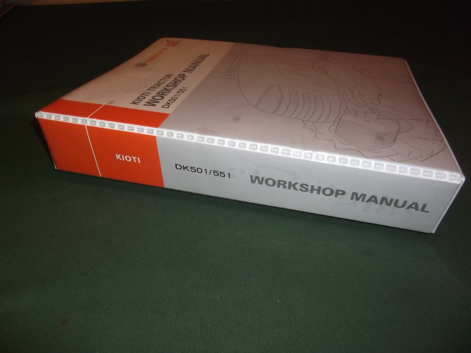KIOTI DK501 DK551 TRACTOR SERVICE SHOP REPAIR WORKSHOP MANUAL | eBay