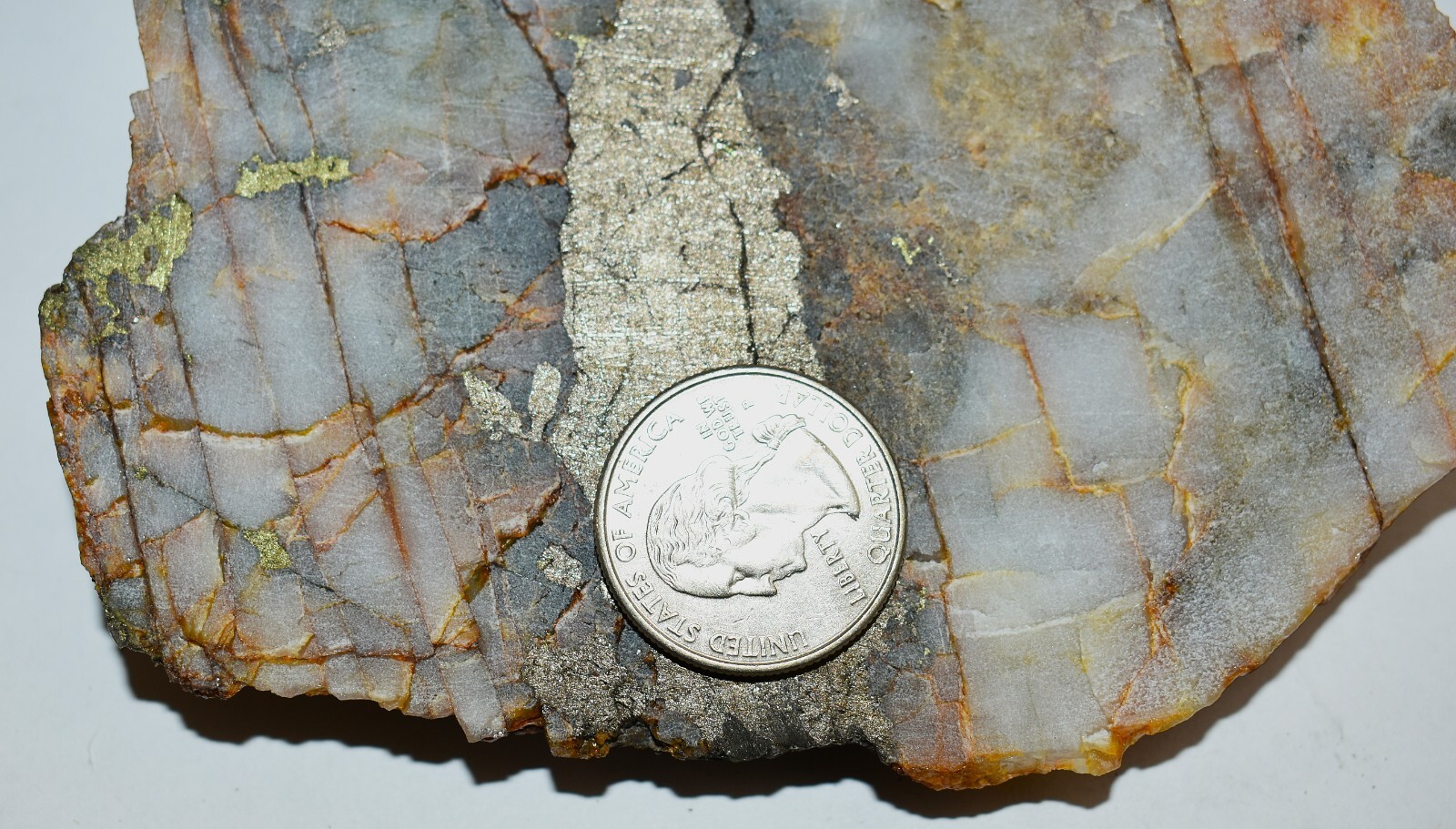 Gold Silver Quartz Ore 1800s Ore Knob Copper Mine North Carolina ...