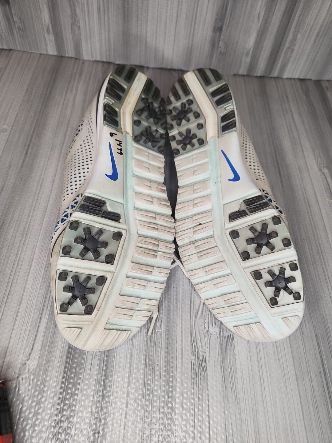 Nike Golf Shoes Men's Size US 11 Air Rate Tour Gray Mesh 379200-001 ...