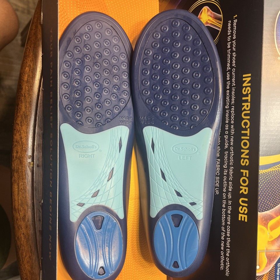 Dr Scholl's Plantar Fasciitis Insoles with Arch Support for Men and ...