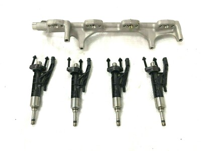 BMW MINI F55 F56 F57 JCW COOPER S TURBO INJECTORS + FUEL RAIL GENUINE X ...