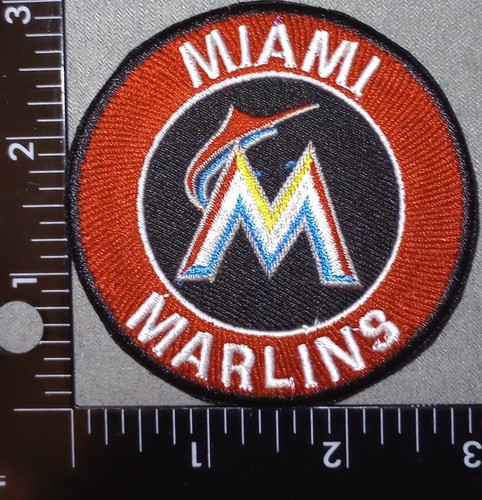 MIAMI MARLINS EMBROIDERED BASEBALL IRON ON PATCH | eBay