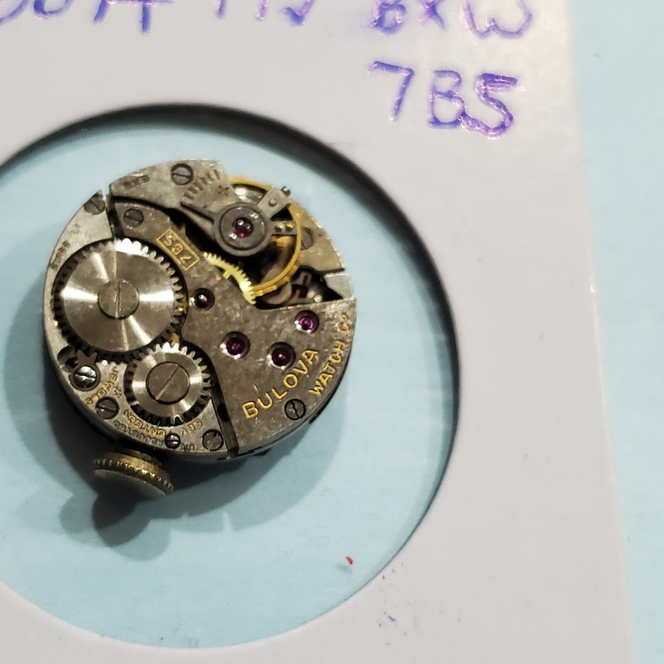 LADIES BULOVA 17J 7B5 BXW WRIST WATCH MOVEMENT #1158 | eBay