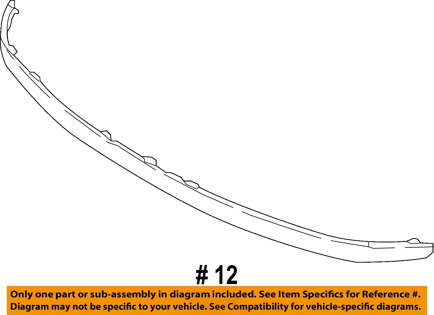 KIA OEM 17-18 Soul-Spoiler Valance Panel 86525B2500 | eBay