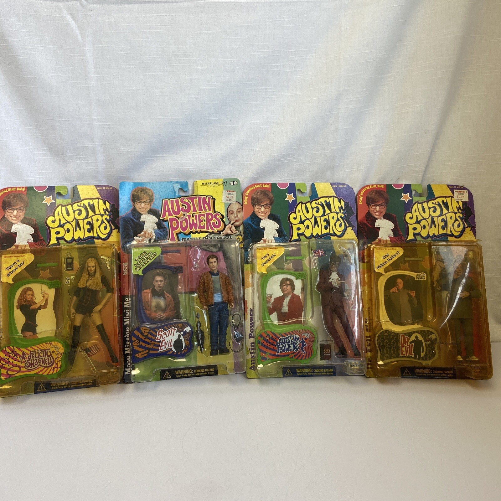 Austin Powers Action Figures Lot Set Of 4 New In Box | eBay