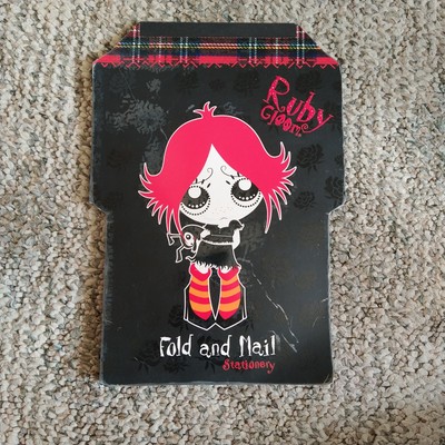 Vtg Y2K ruby gloom Fold Mail Stationery Hot Topic Mall Goth Paper Letter Pen-pal | eBay Australia