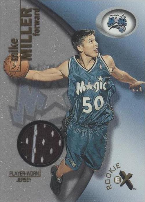 2000-01 EX - Rookie Mike Miller #107 Rookie Memorabilia /1000 (MEM, RC ...
