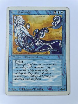 MTG Air Elemental Revised Edition Regular Uncommon Magic The Gathering ...