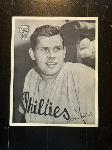 1950s Phila. Bulletin Phillies Pin-Up...Robin Roberts..Hall of Fame ...