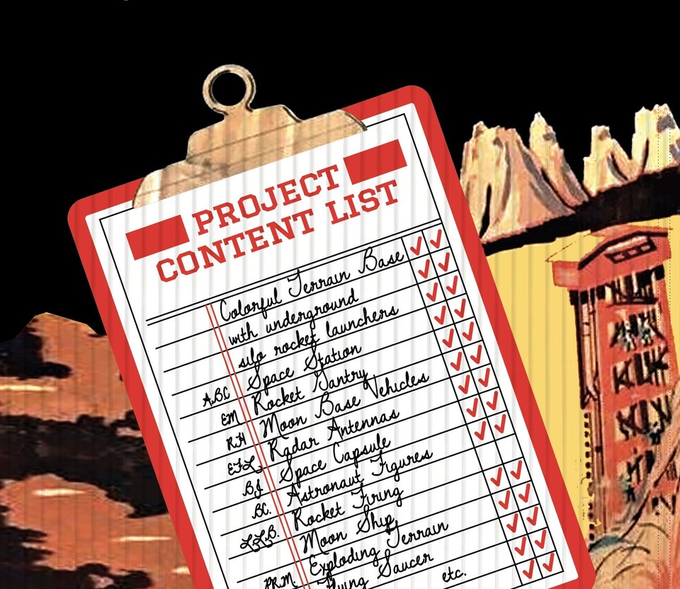 Marx Operation Moon Base Play Set Box | eBay