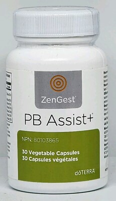doTerra ZenGest PB Assist + Probiotic 30 Vegetable Capsules New Sealed ...
