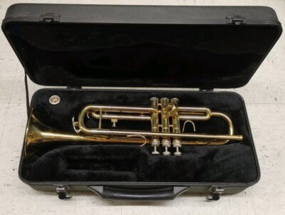 Rossetti Student Lacquer Gold Bb Trumpet untested rough condition | eBay