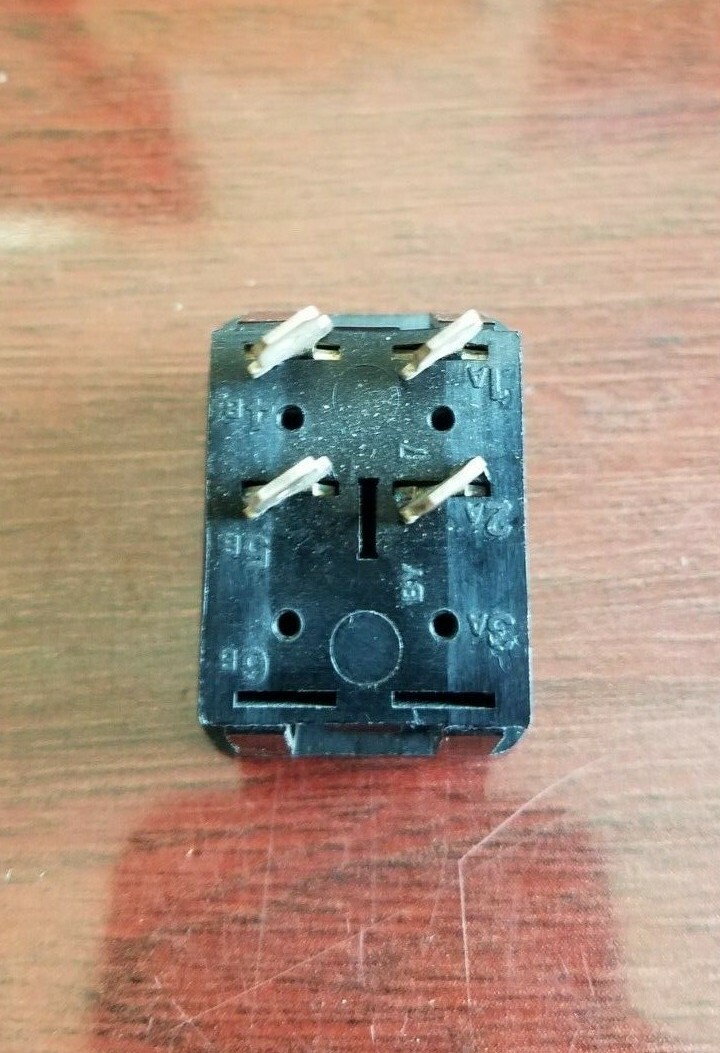 SWITCH DPST ON / MOMENTARY OFF BLUE BIRD WANDERLODGE 06011993 H1551AB ...