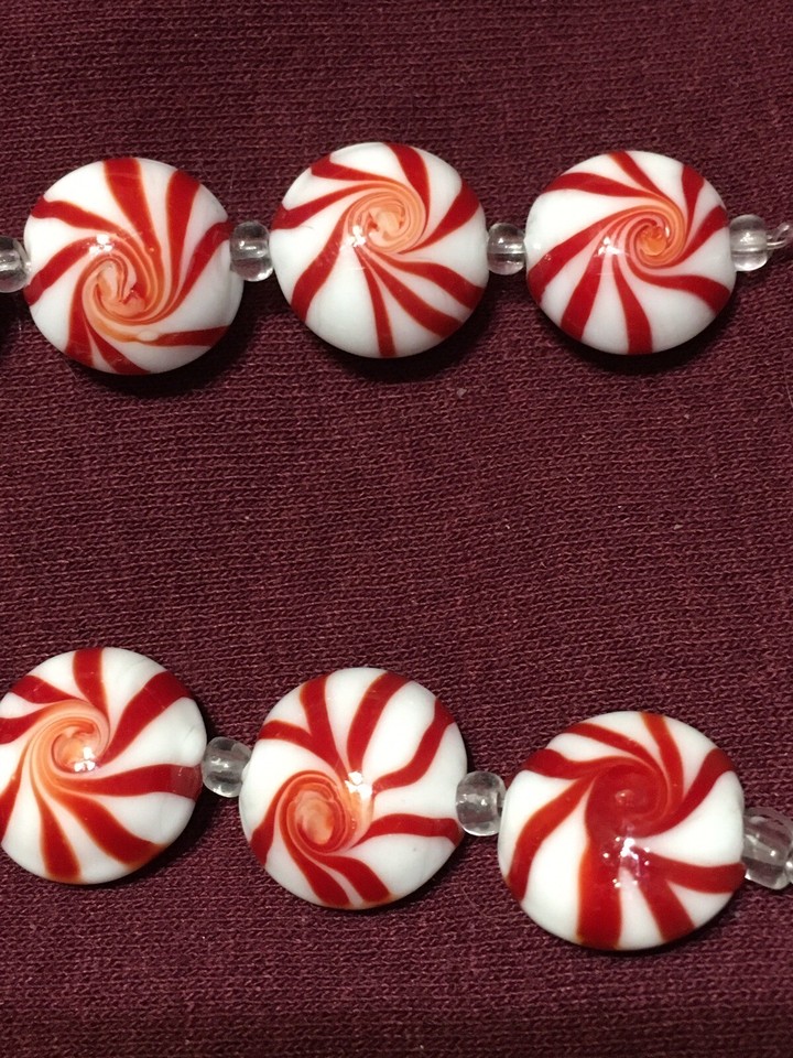PEPPERMINT CANDY CANE BEADS | eBay
